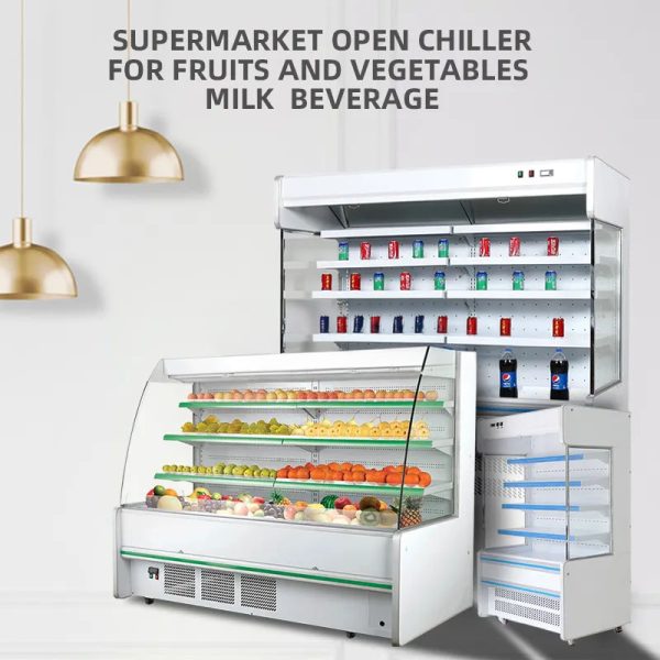 Supermarket Open Display Chiller – Commercial Refrigerated Showcase For ...
