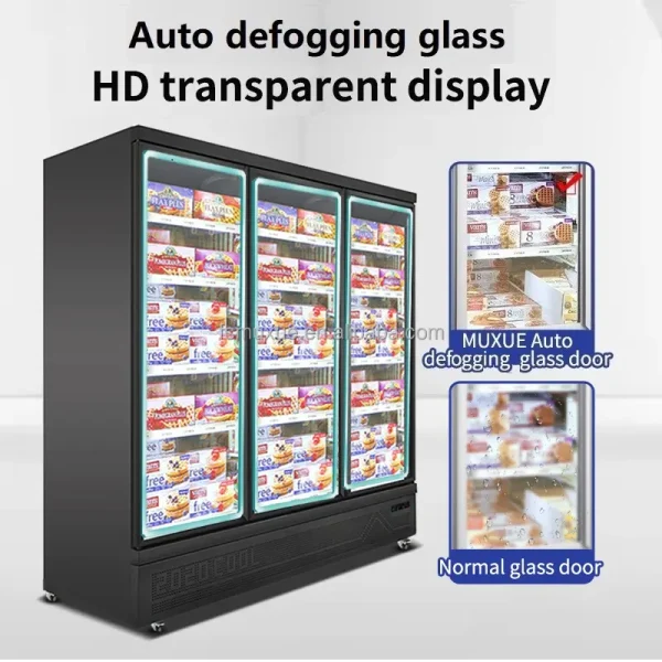 Upright Glass Door Freezer - Commercial Refrigeration