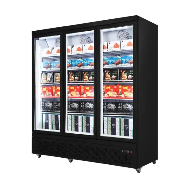 Upright Glass Door Freezer - Commercial Refrigeration