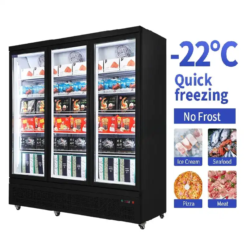 Upright Glass Door Freezer - Commercial Refrigeration